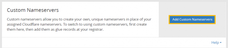 How to Configure Custom DNS Nameservers with Cloudflare How to Configure Custom DNS Nameservers with Cloudflare